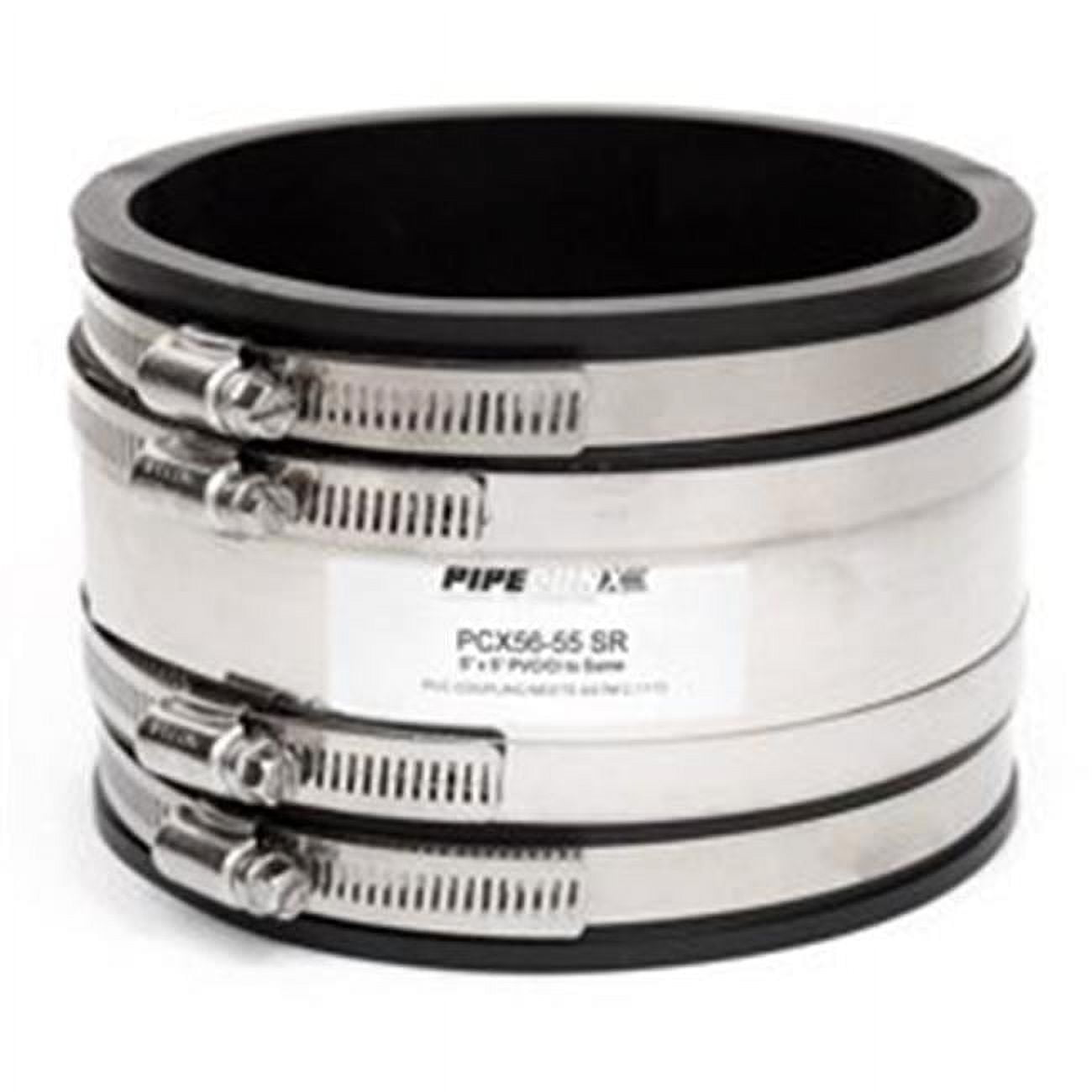 Pipeconx by Uniseal PCX56-215 SR Shear Band Coupling 2 x 1.5 in. PVC ...