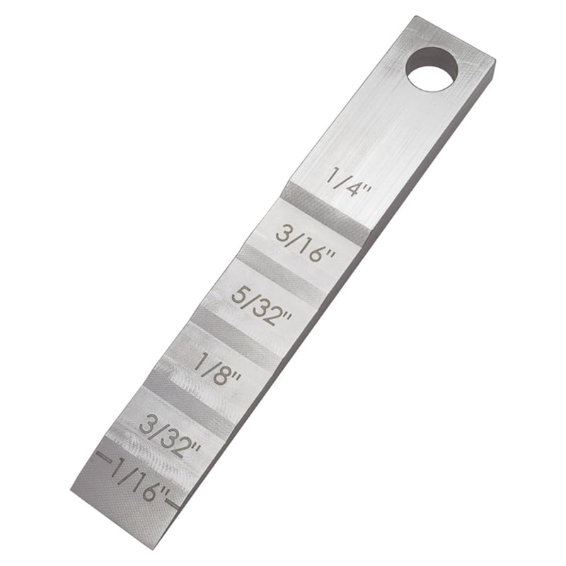 Pipefitter Tools 2130 Small Pipe Spacer Wedge Stepped Guage Step Feeler ...