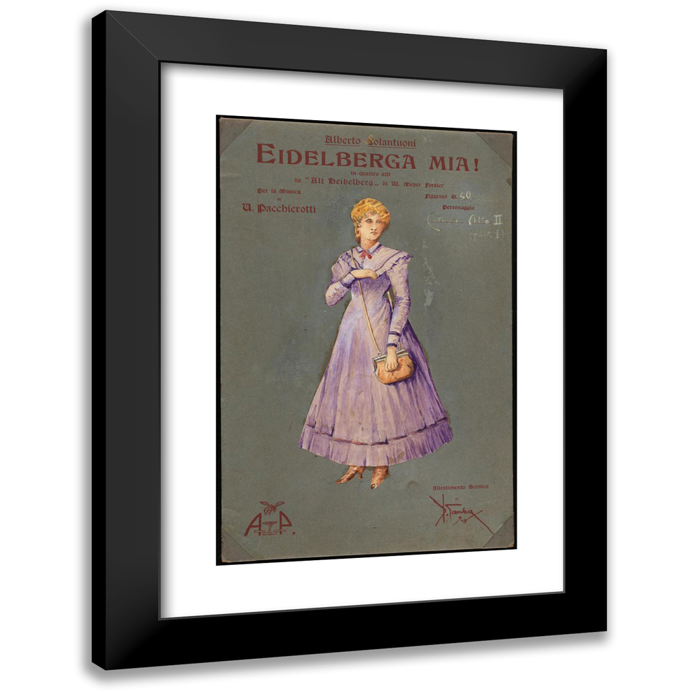 Pipein Gamba 17x24 Black Modern Framed Museum Art Print Titled - Catina ...