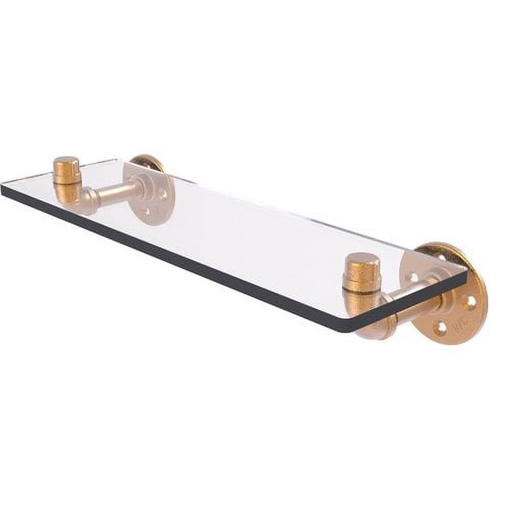 Pipeline Collection 16 Inch Glass Shelf - Walmart.com