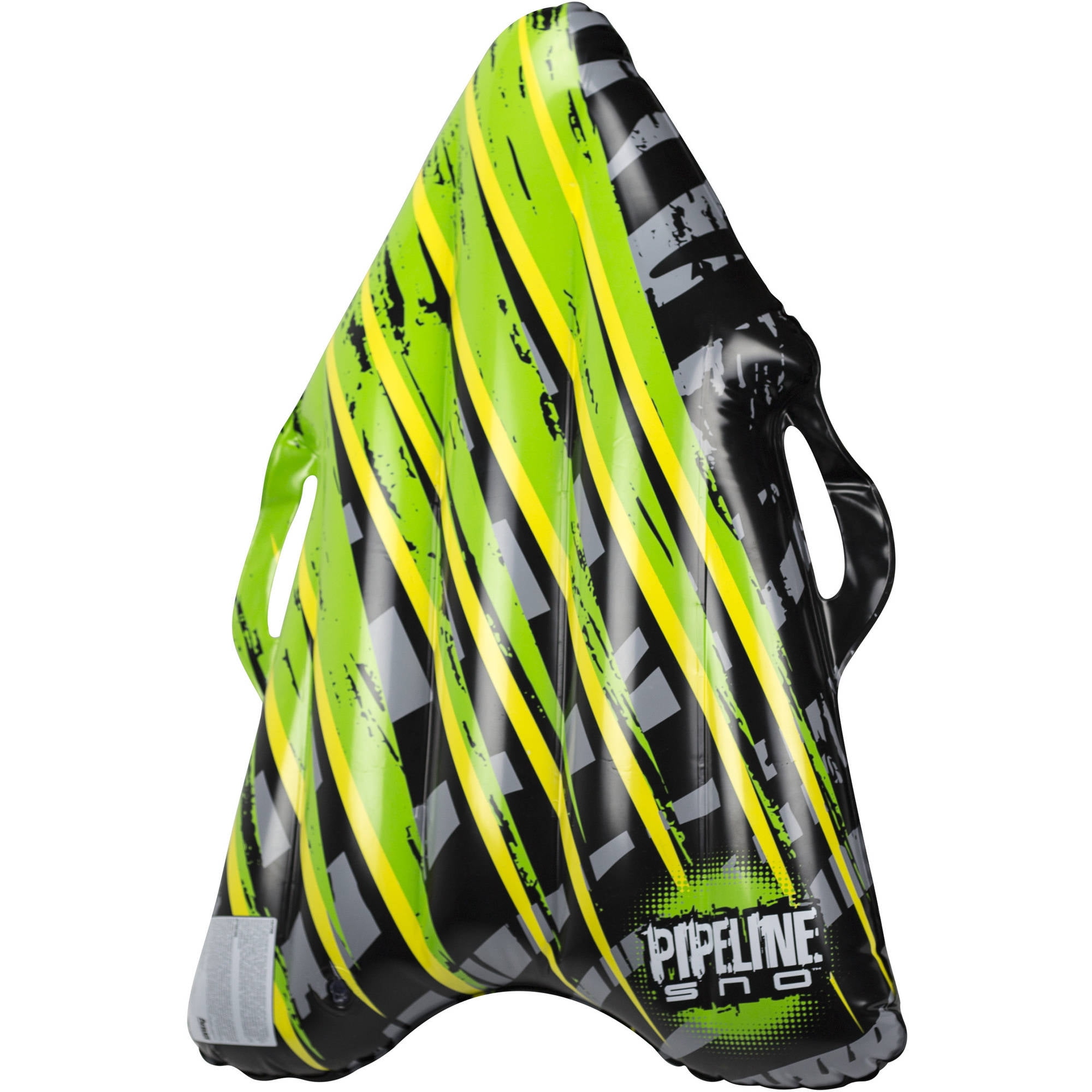 Pipeline SNO Lazer Sled Inflatable 1 Person Snow Tube Sled with 2 Grip ...