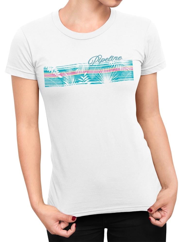Pipeline Tropically Grown Flower Graphic - Women's T-shirt - Walmart.com