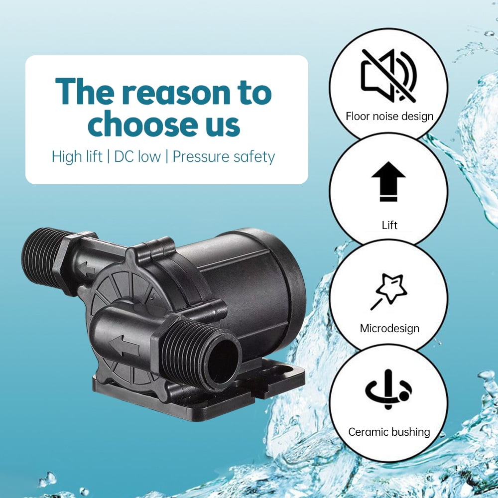 Pipeline pump,Noise Immersion Pump 700l/h Boost Water Lift Motor 700l/h ...