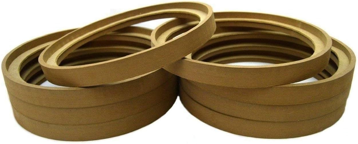 Pipeman's Installation Solution 4 Pair 8" inch MDF Wood Speaker Rings ...