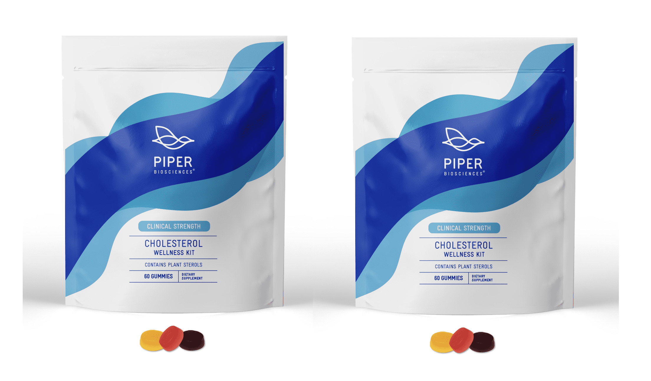 Free Shipping! Piper Biosciences Plant Sterols Gummies For Cholesterol ...