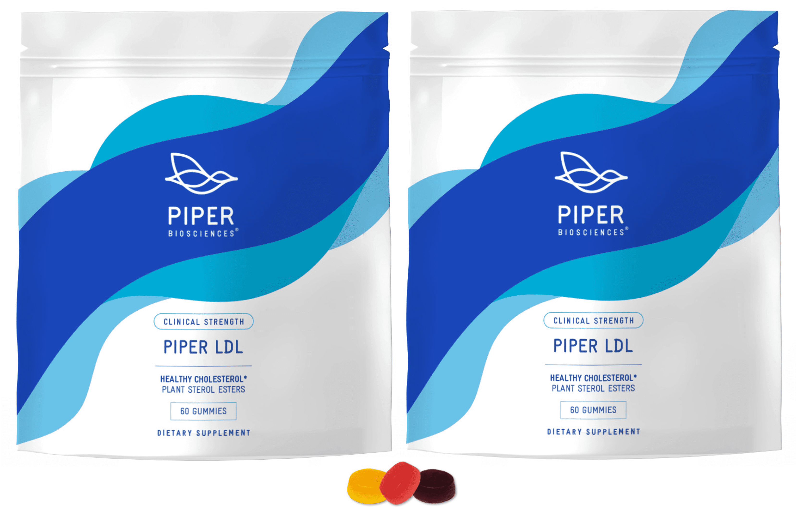 Piper Biosciences Plant Sterols Gummies For Cholesterol Health: 30 Day ...