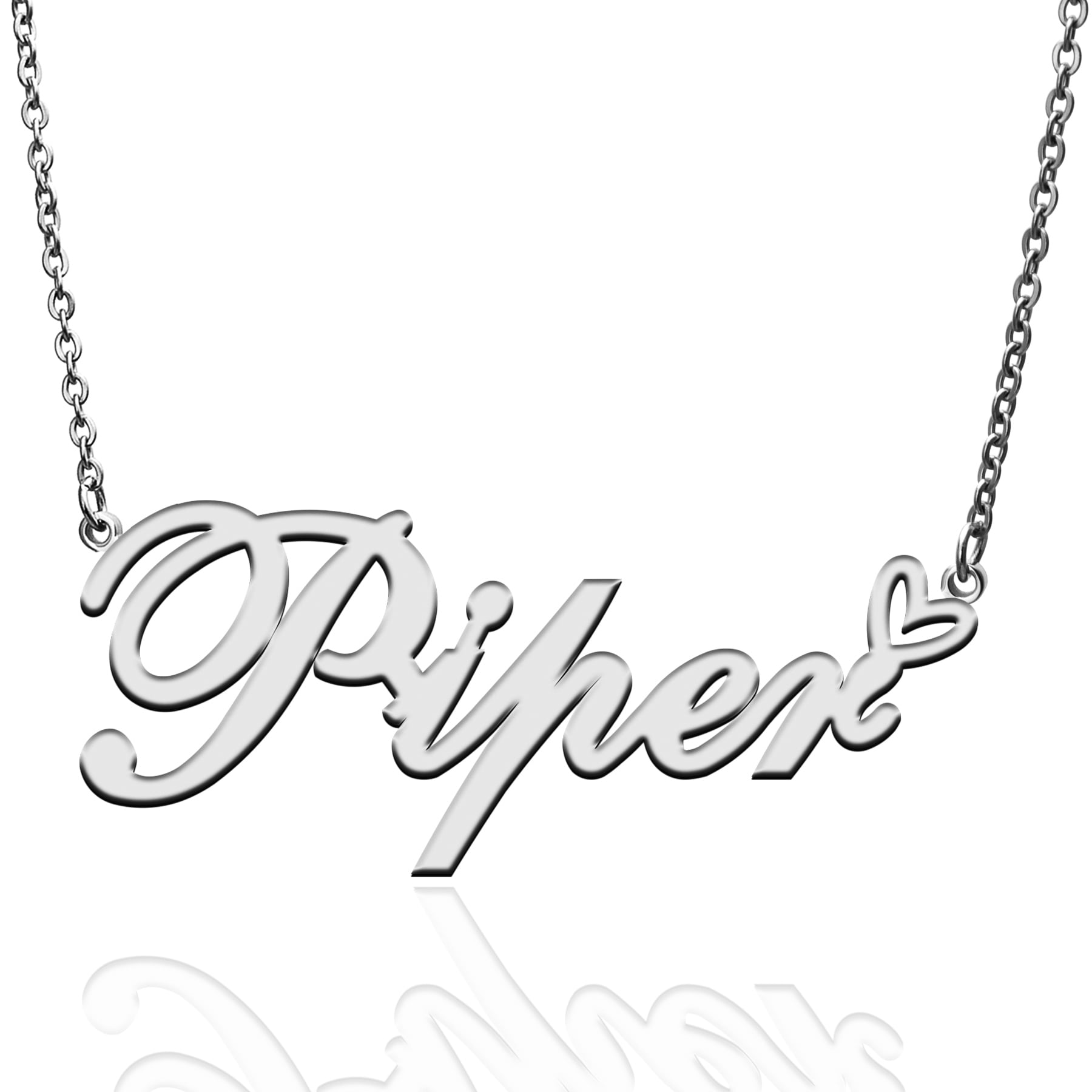 Piper Custom Name Necklace Customized Personalized Plated Name Necklace ...