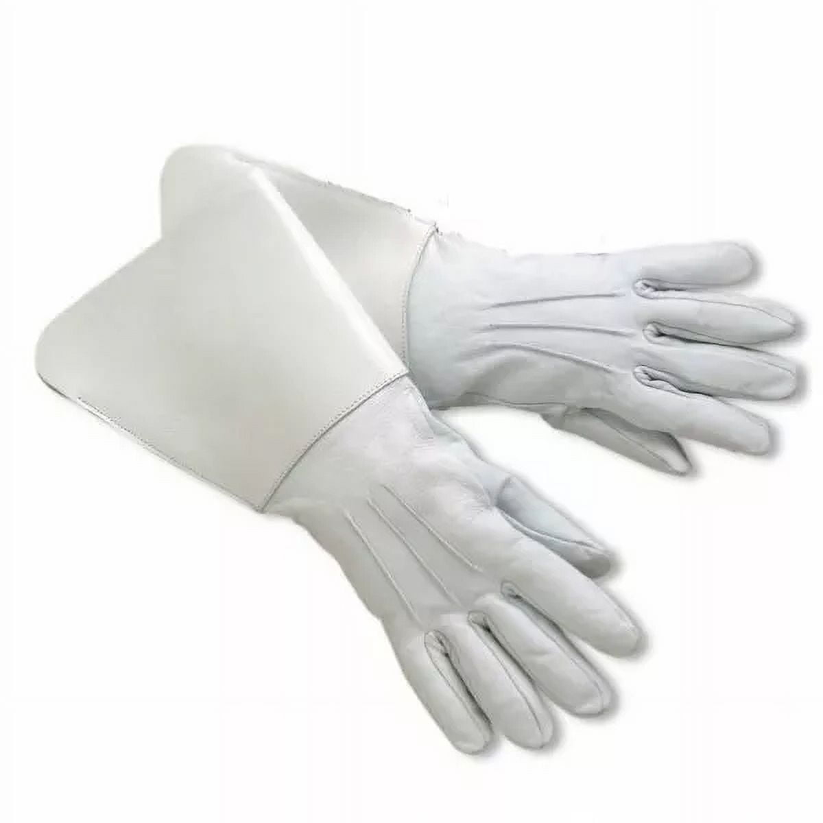 Piper Drummer Leather Gauntlets, Premium Real Leather Band Gloves for ...