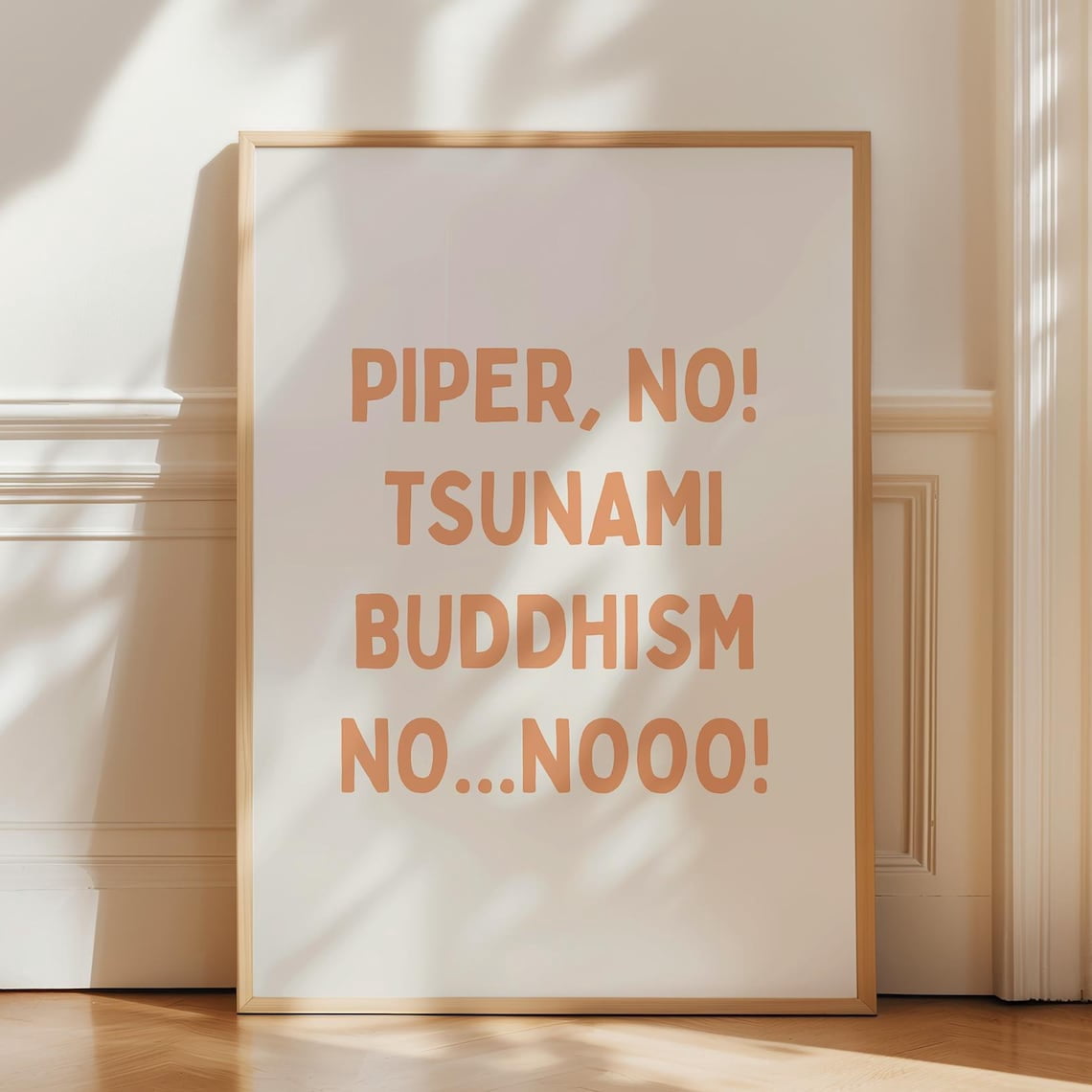 Piper No Funny Art Print, Parker Posey Print, White Lotus Quote Tv Show ...