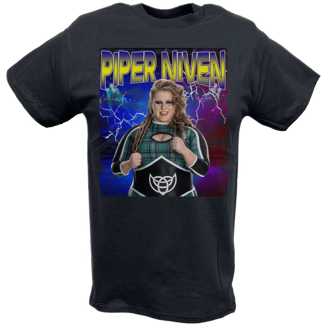 Piper Niven Highlight Black T-shirt - Walmart.com