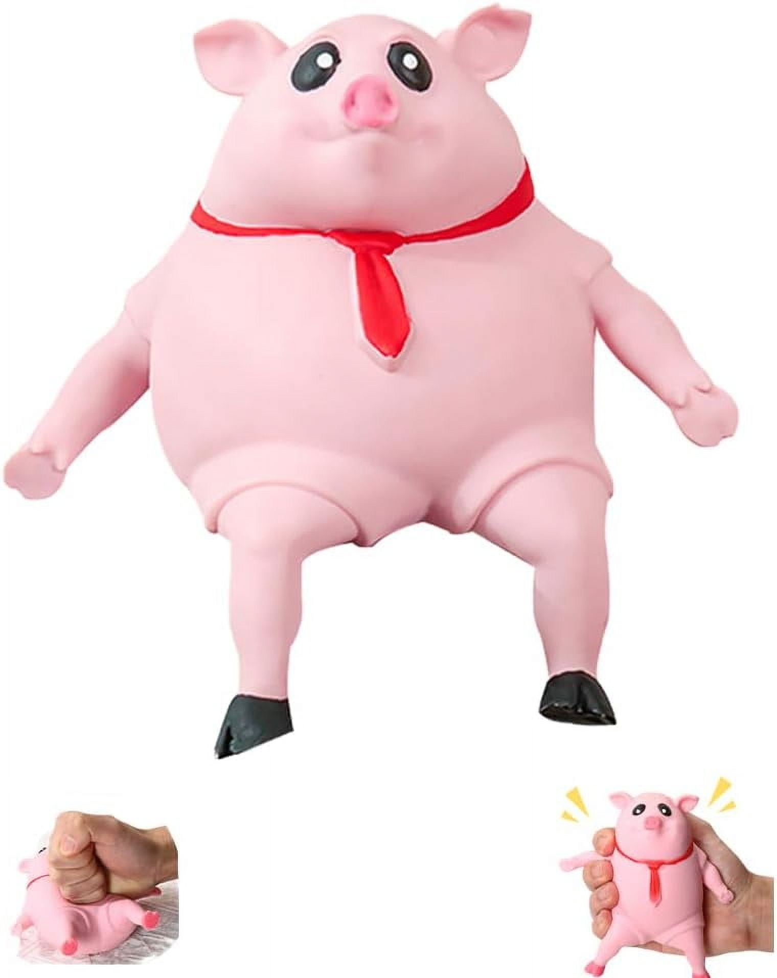 Piper The Pig,Squishy Stress Relief Toys Adults,Pink Novelty Cute Pig ...