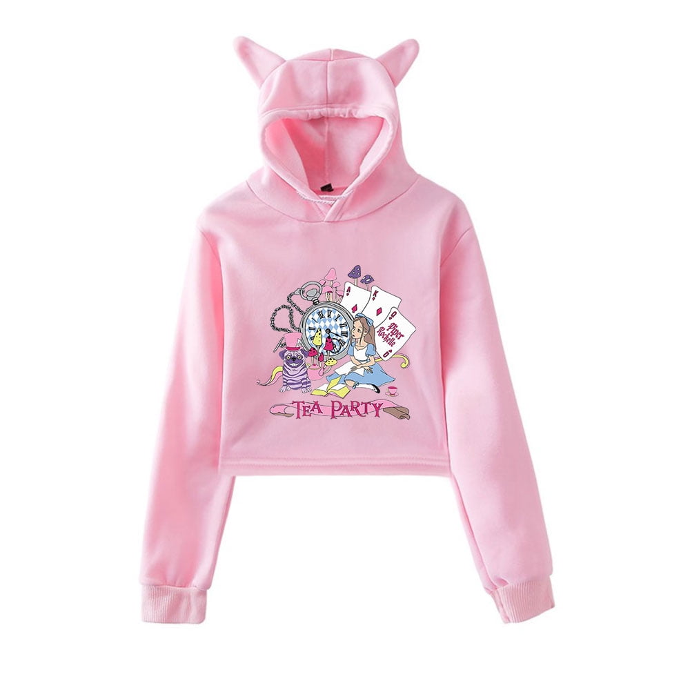Piper Rockelle Tea Party Merch Hoodies Sweatshirts for Girls Cat Ear ...