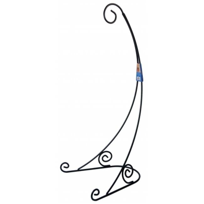 Pipers Pit Veranda Stand 40” x 40” x 40” Black Steel Plant Stand & Rack ...