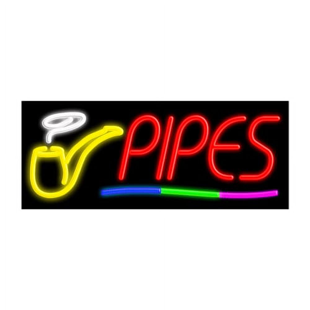 Pipes-Glass Neon Sign Made in USA - Walmart.com