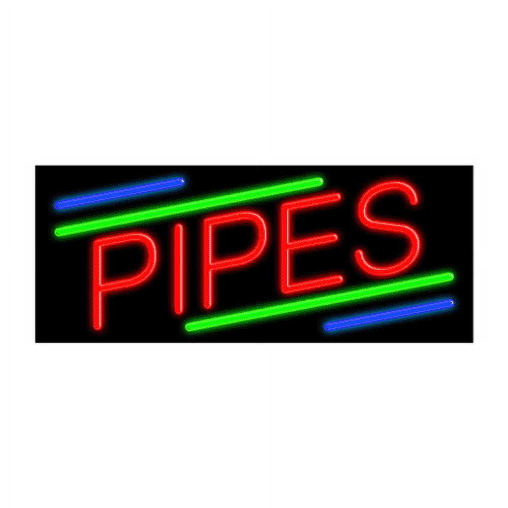 Pipes-Glass Neon Sign Made in USA - Walmart.com