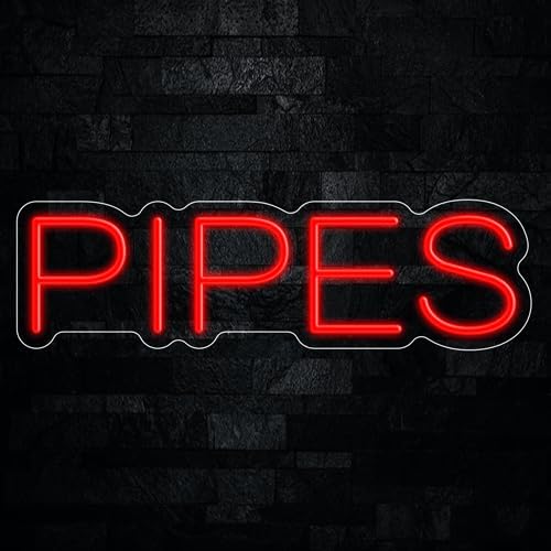 Pipes Neon LED Sign 24"L x 7"H #32622 - Walmart.com