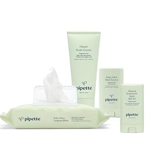 Pipette Baby Travel Essentials Set Bundle, Clean, 100% Mineral Water ...