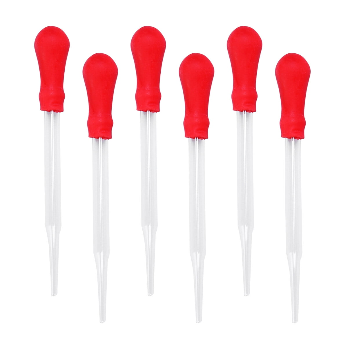 BESTOYARD Pipette Dropper Silicone Mold for Supplies Transparent Red ...
