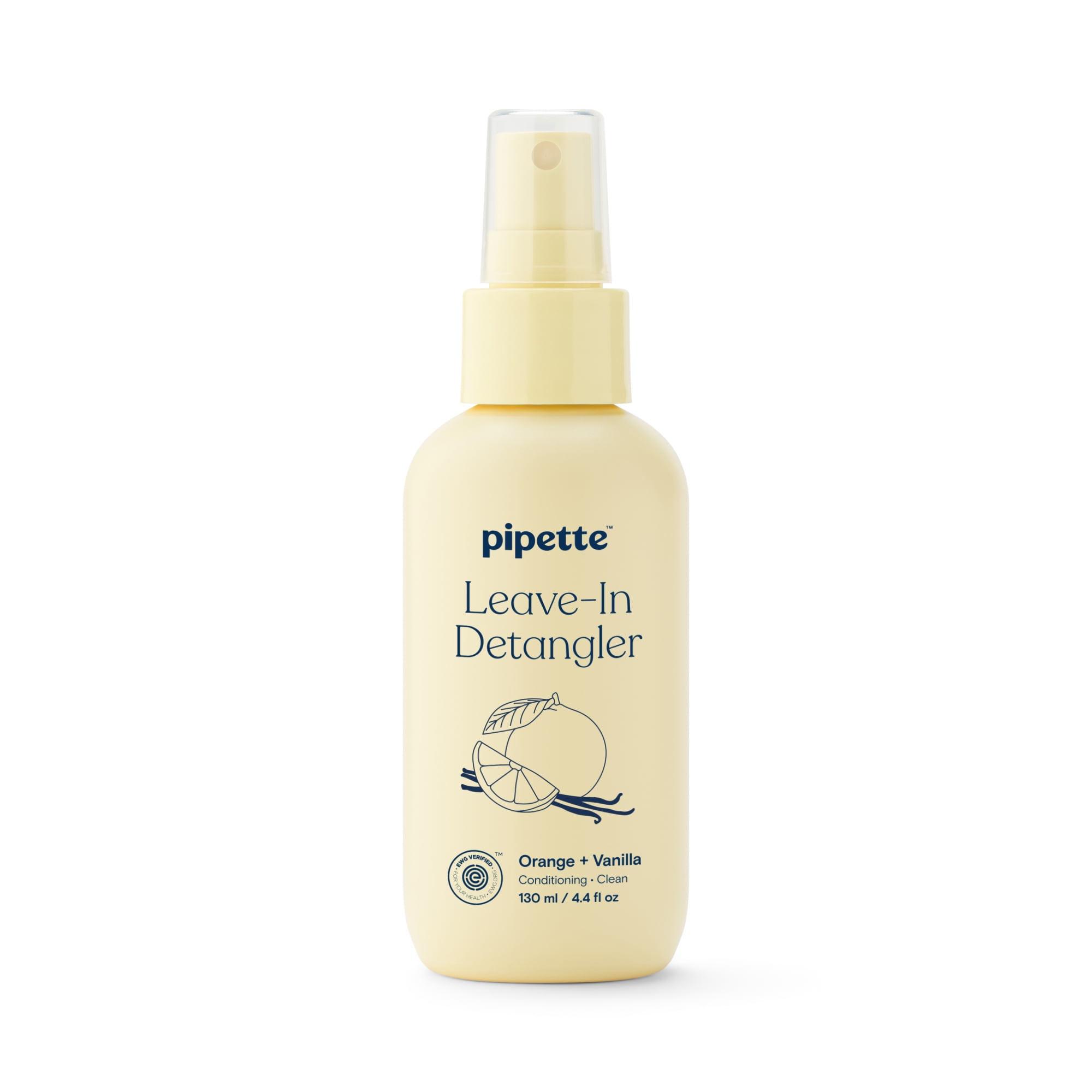 Pipette Kids Leave-In Detangler, Silicone-Free for All Hair Types ...