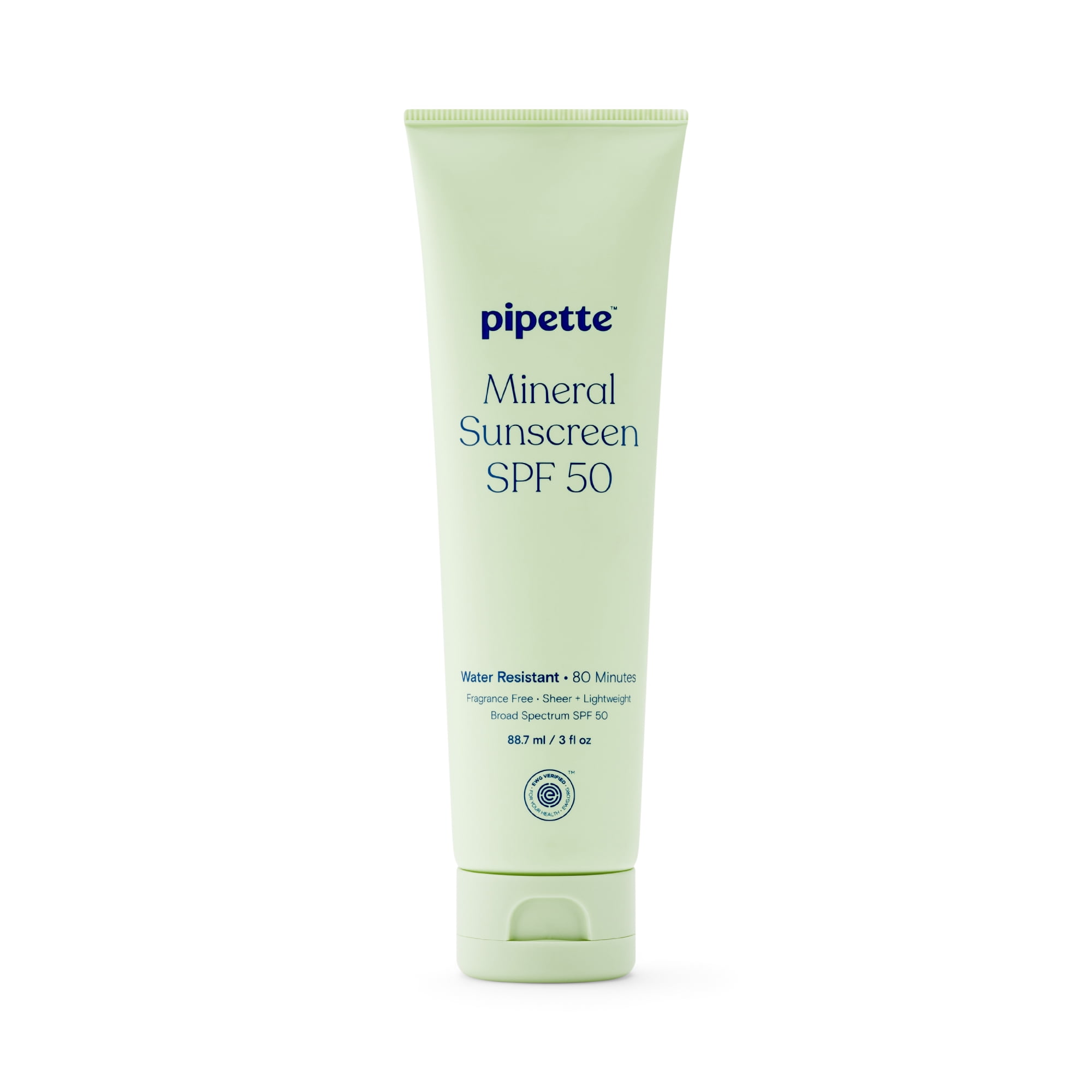 Pipette Mineral Sunscreen Lotion, Broad Spectrum SPF 50, 3 fl oz ...