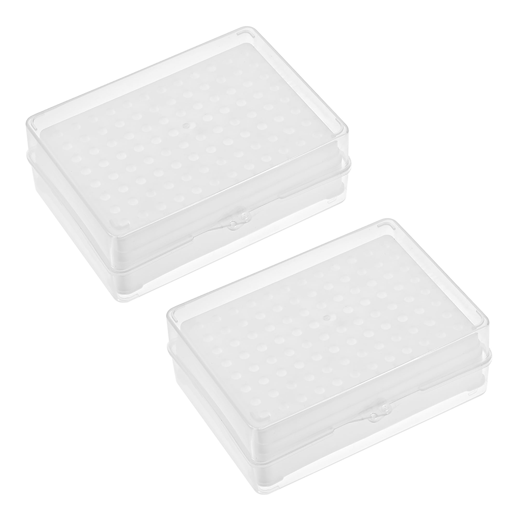 Pipette Tips Box, 96-Well Polypropylene Tip Holder Container for 10ul ...