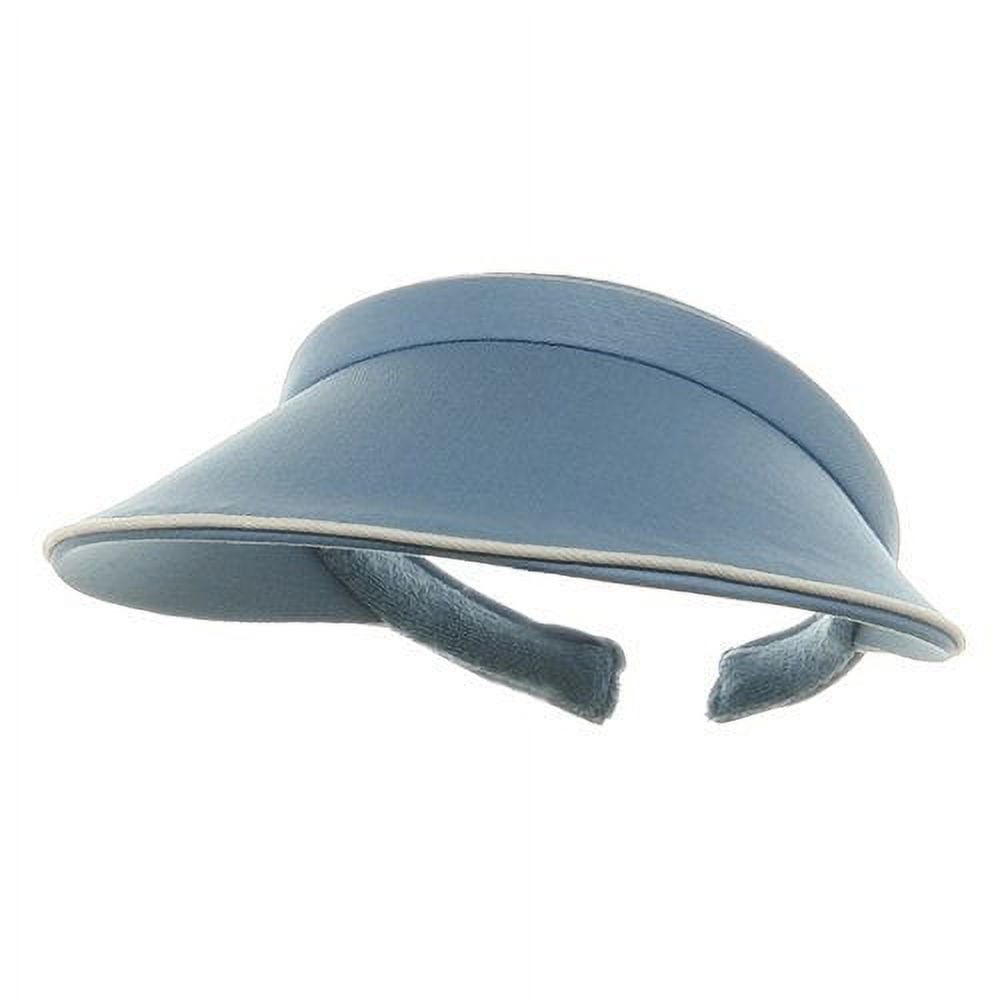 Piping Clip On Visor-Lt Blue - Walmart.com