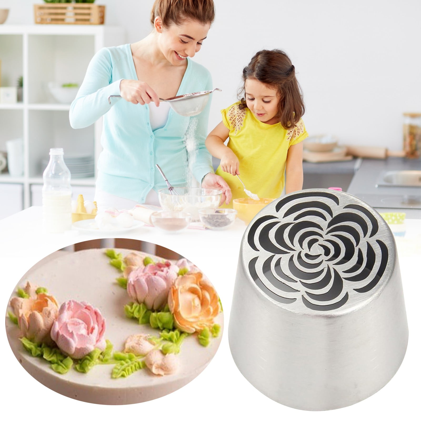 Piping Nozzles Flower Frosting Nozzles Nozzles Set Rose Icing Piping ...