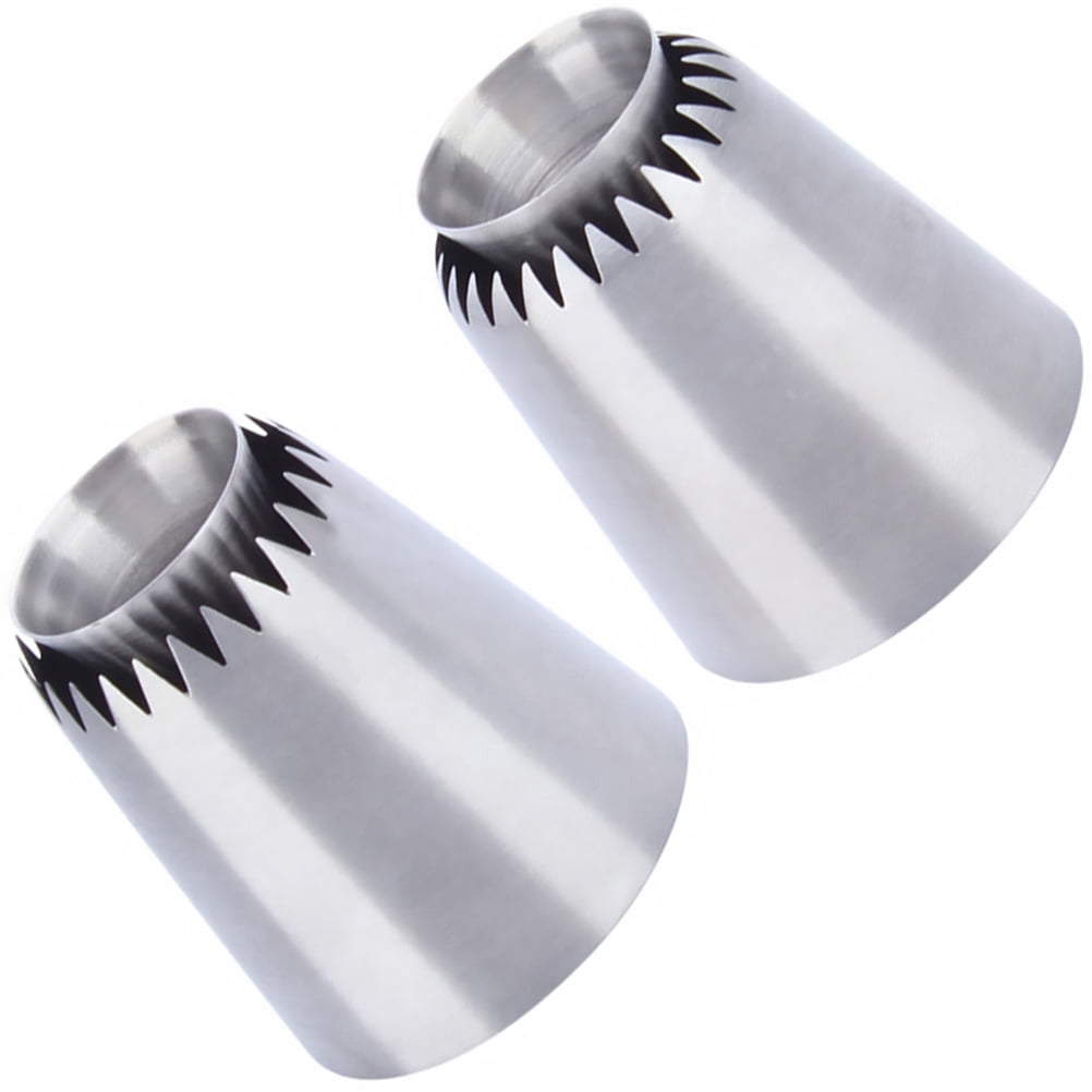 Piping Tip Cake Nozzle Stainless Steel Disposable Frosting Bags Petal ...