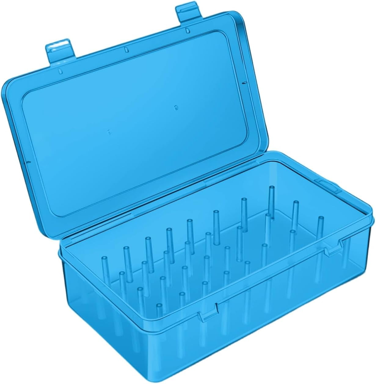 Piping Tips Storage Box with Fixed Pins, 42 Pegs Piping Tip Set ...