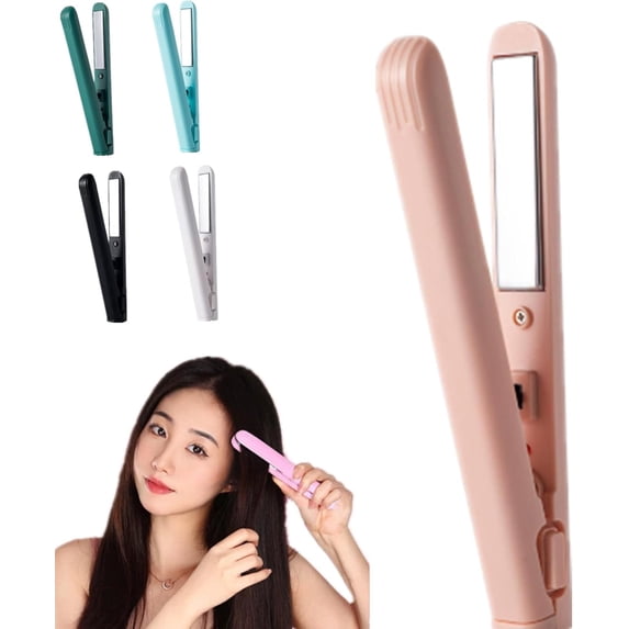 Pipiup Mini Portable Dual Purpose Curling Iron, Ceramic Mini Dual ...