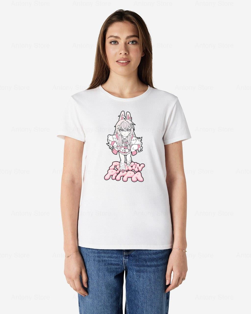 Pipkin Pippa Phase Connect VTuber Bunny Fan Graphic T-Shirt unisex up ...