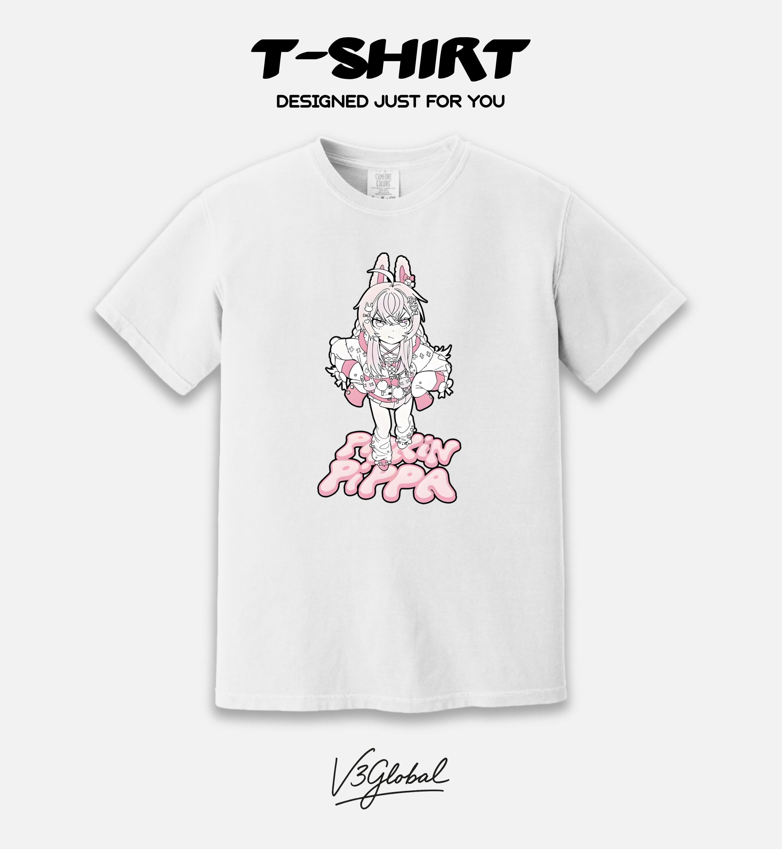 Pipkin Pippa Phase-Connect VTuber Bunny Girl Fan Art Comfort Color T ...