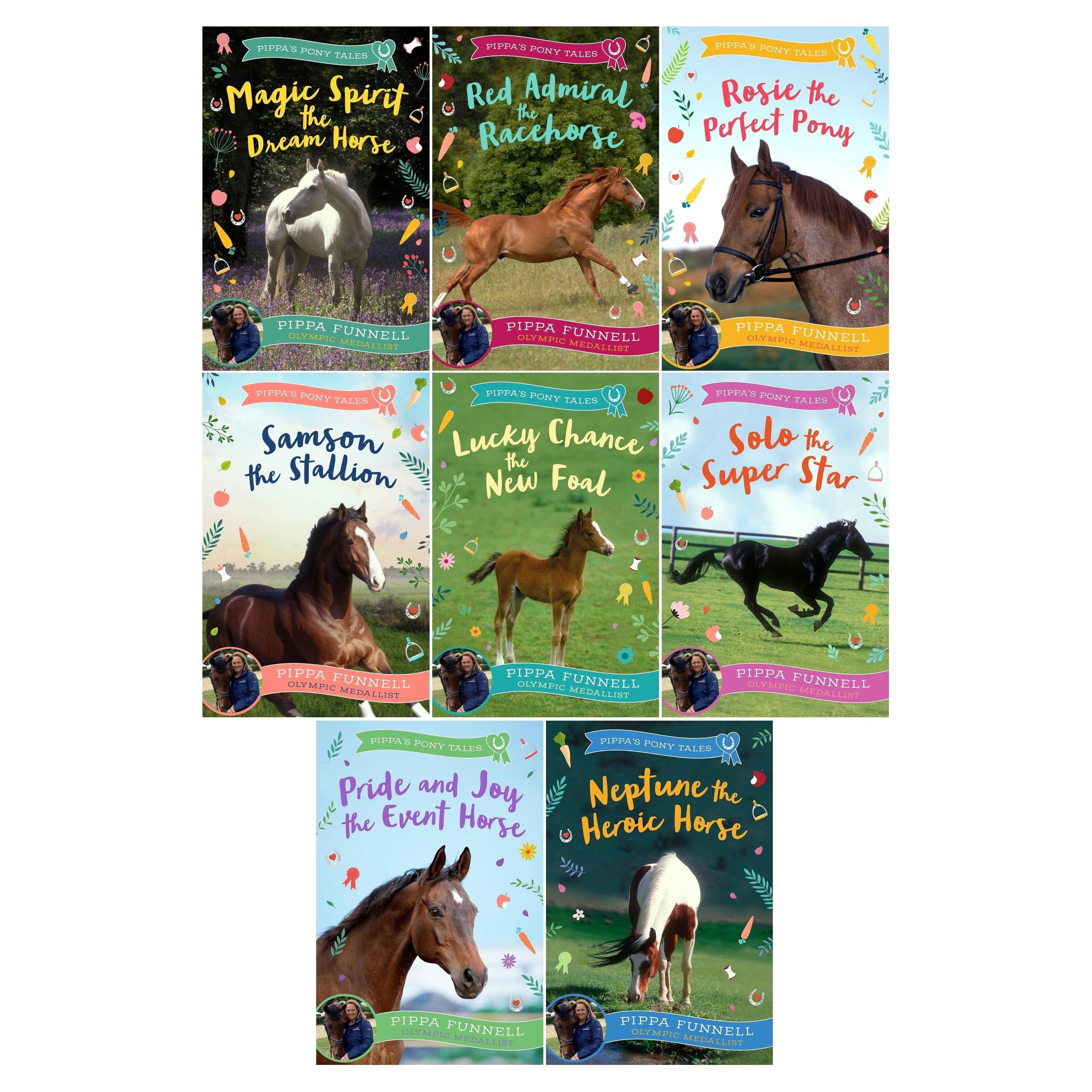 Pippa's Pony Tales 8 Books Collection Set by Pippa Funnell (Magic ...