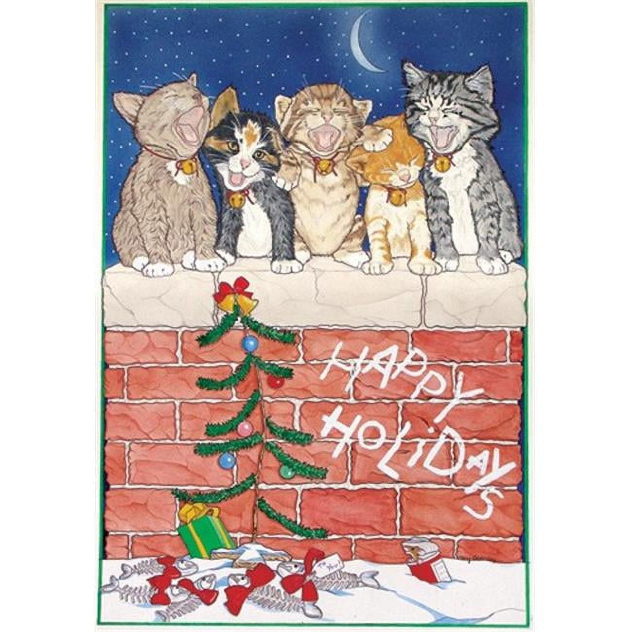 Pipsqueak Productions Meow Mates Cat Christmas Boxed Cards - Pack of 10 ...