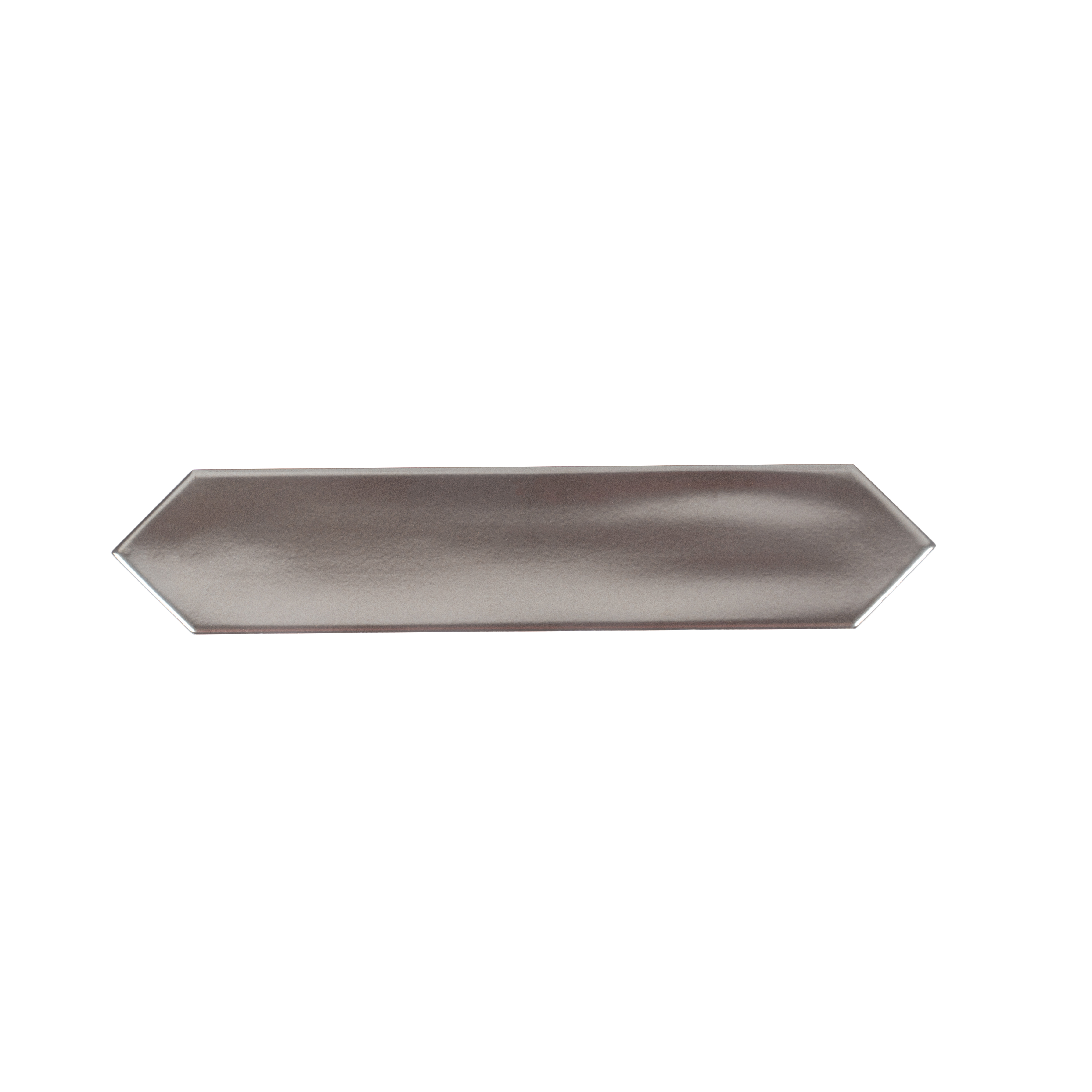 Piquet 2 in. x 10 in. Glossy Silver Metallic Ceramic Picket Wall and ...