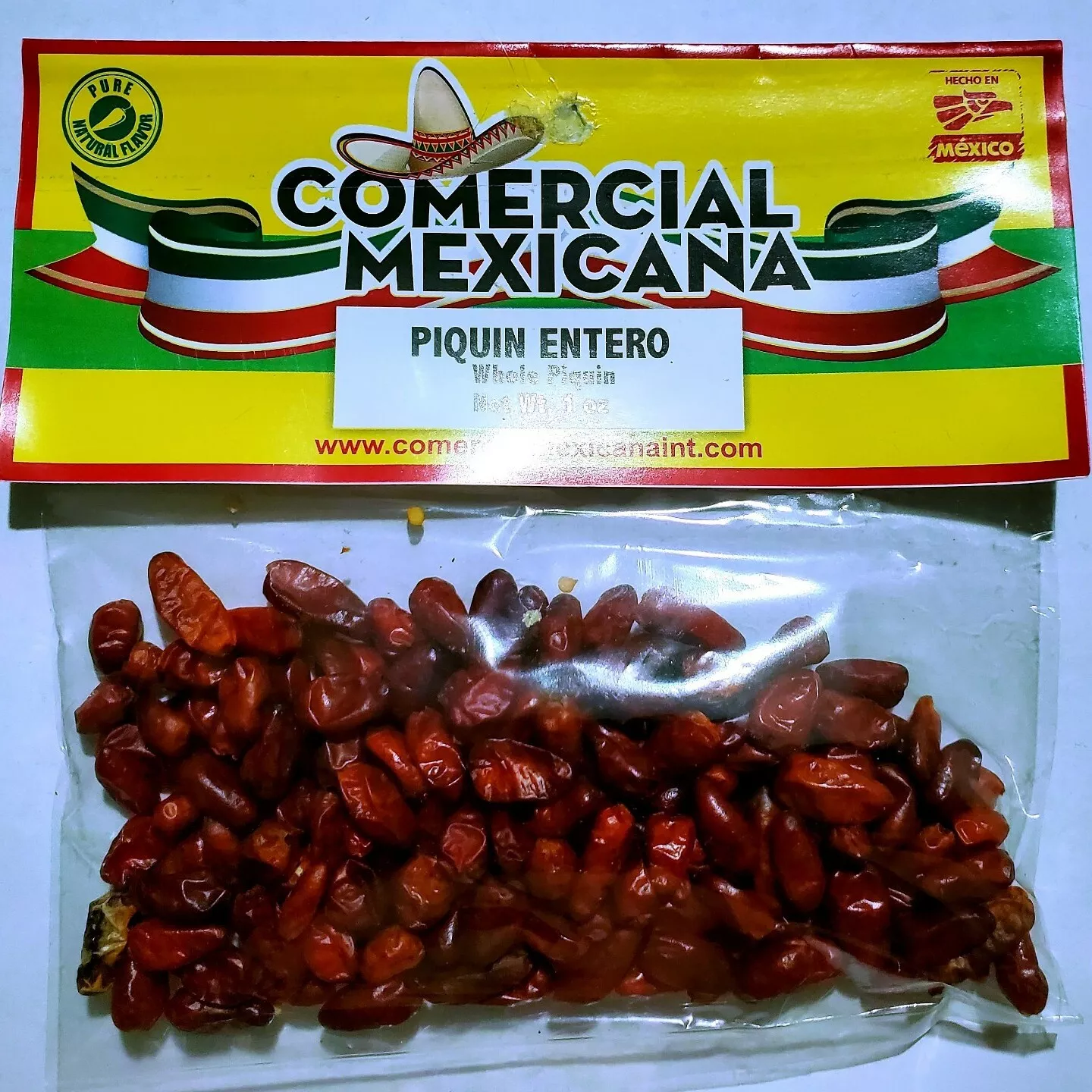 Piquin Entero Whole Pequin Chilies Dried Chile (2oz) - Walmart.com