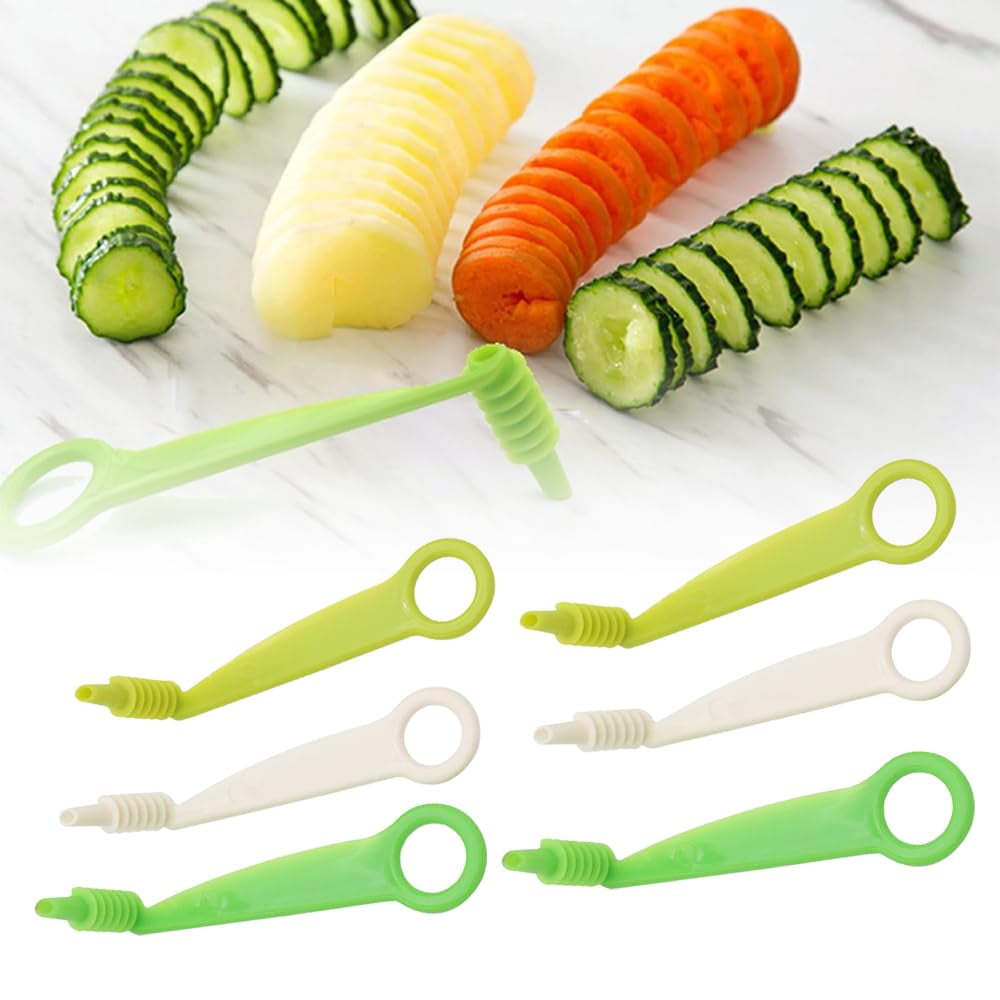 Piranha Spiral Cutter, 2025 New Potato Vegetable Spiral Cutter ...
