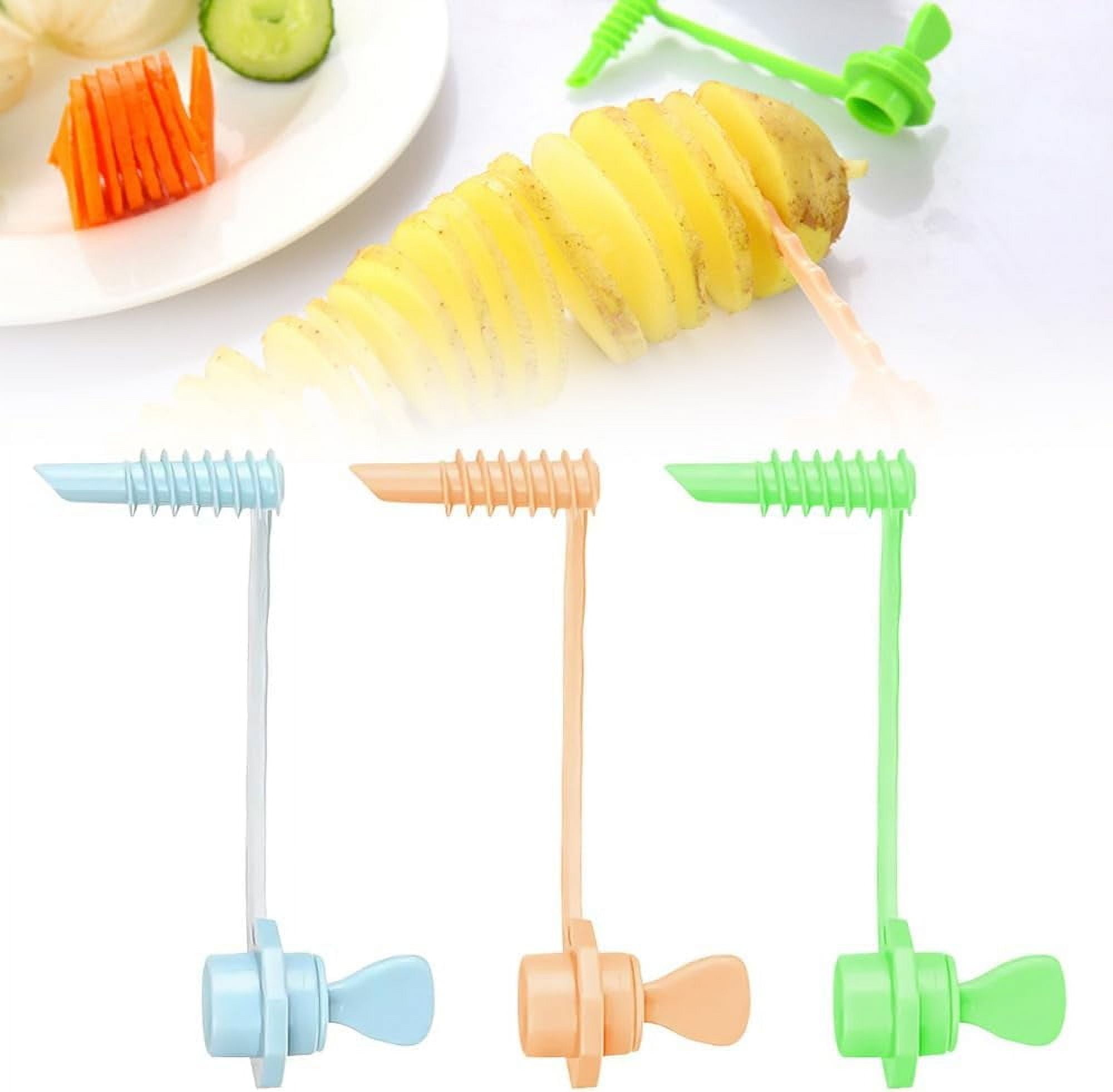 Piranha Spiral Cutter, 2025 New Potato Vegetable Spiral Cutter Hand ...