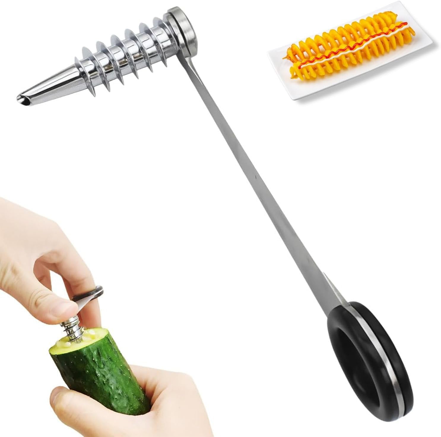 Piranha Spiral Cutting Machine, Piranha Spiral Cutter, Stainless Steel ...