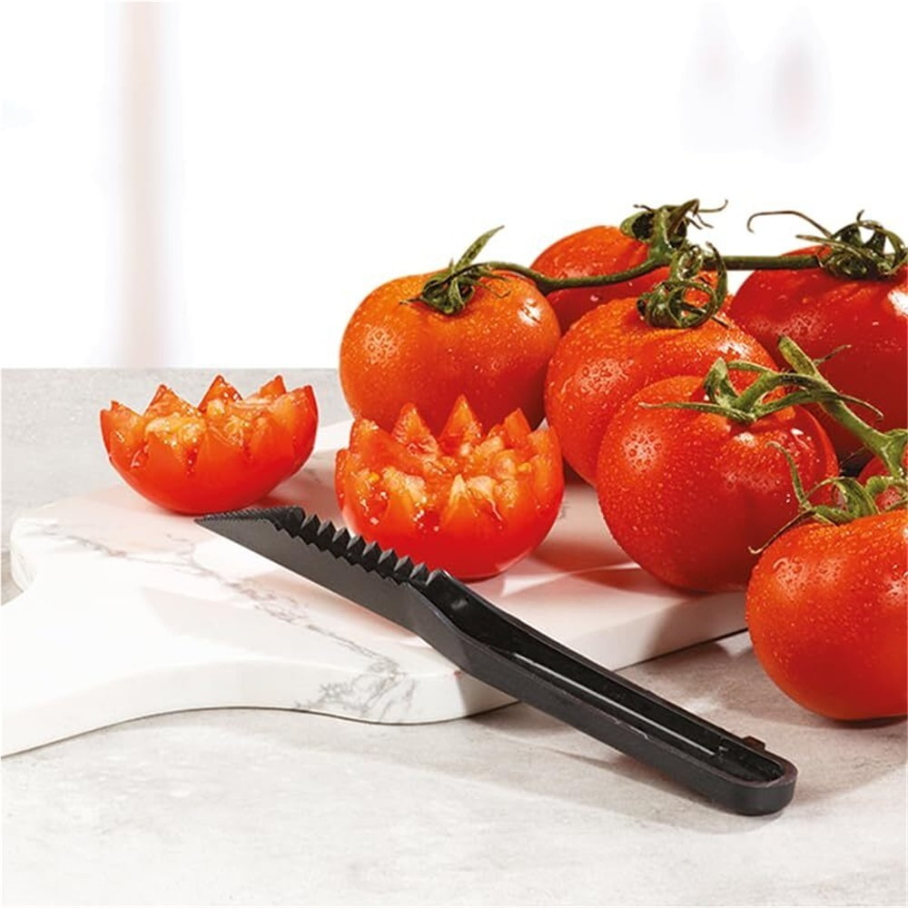 Piranha V-Knife Decorative Fruit and Vegetable Cutter, Zig Zag Pattern ...