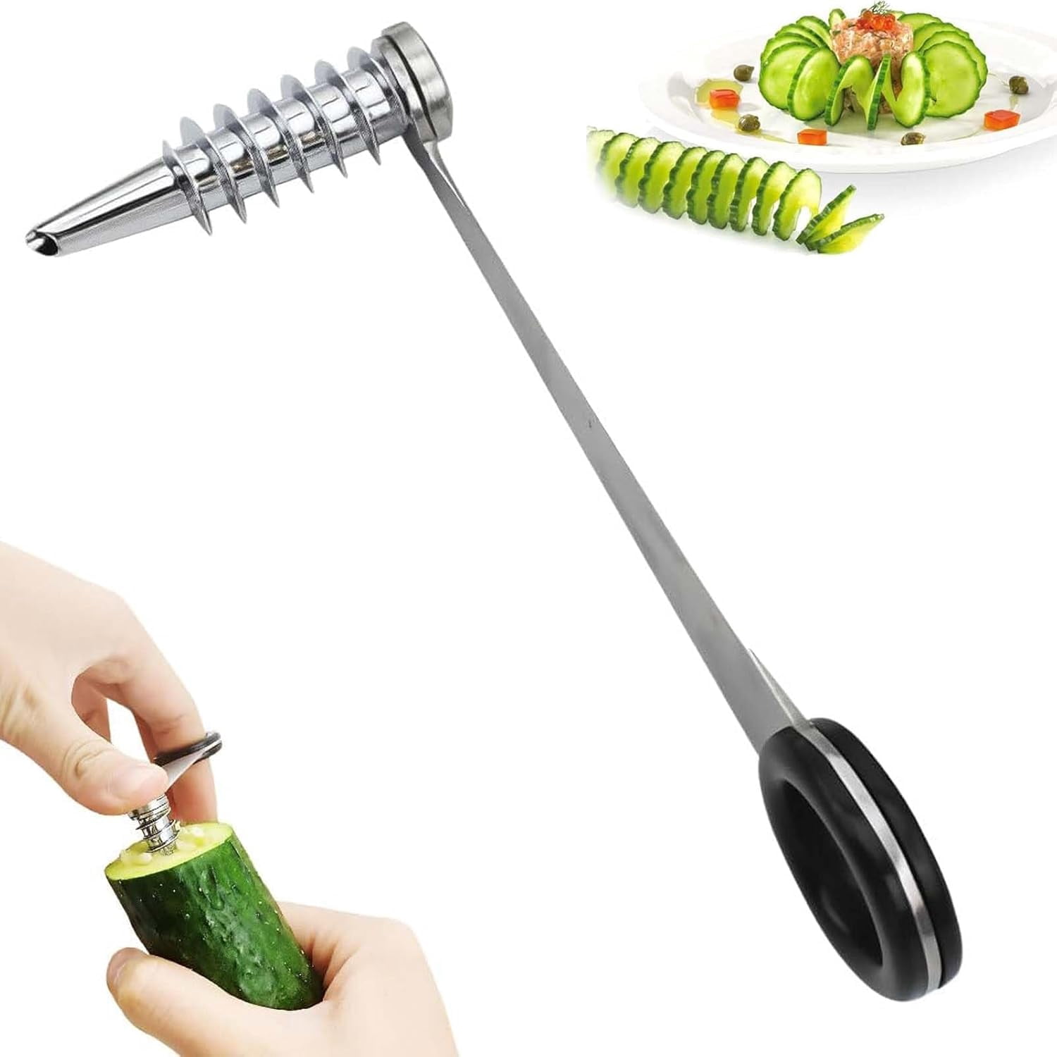 Piranhaes Spiral Cutting Machine, Stainless Steel Spiral Cutter for ...