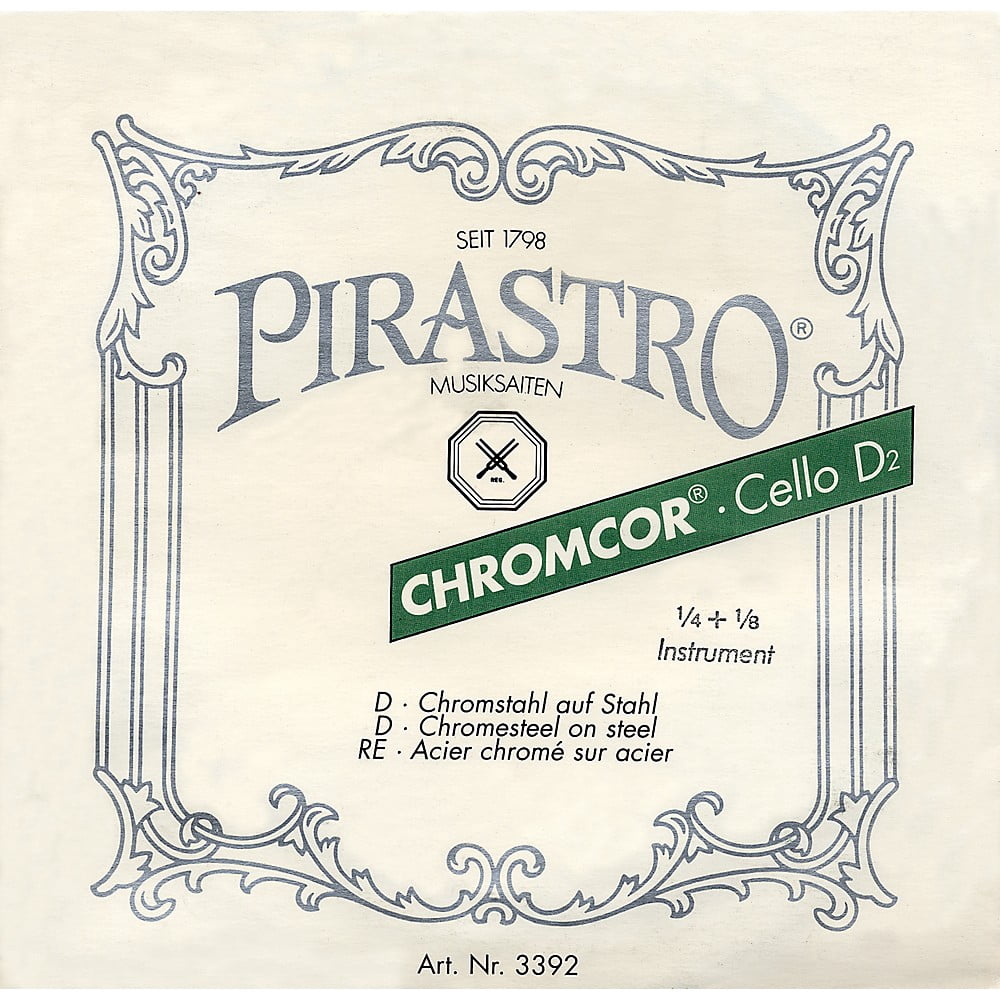 Pirastro Chromcor Series Cello D String 1/4-1/8 - Walmart.com