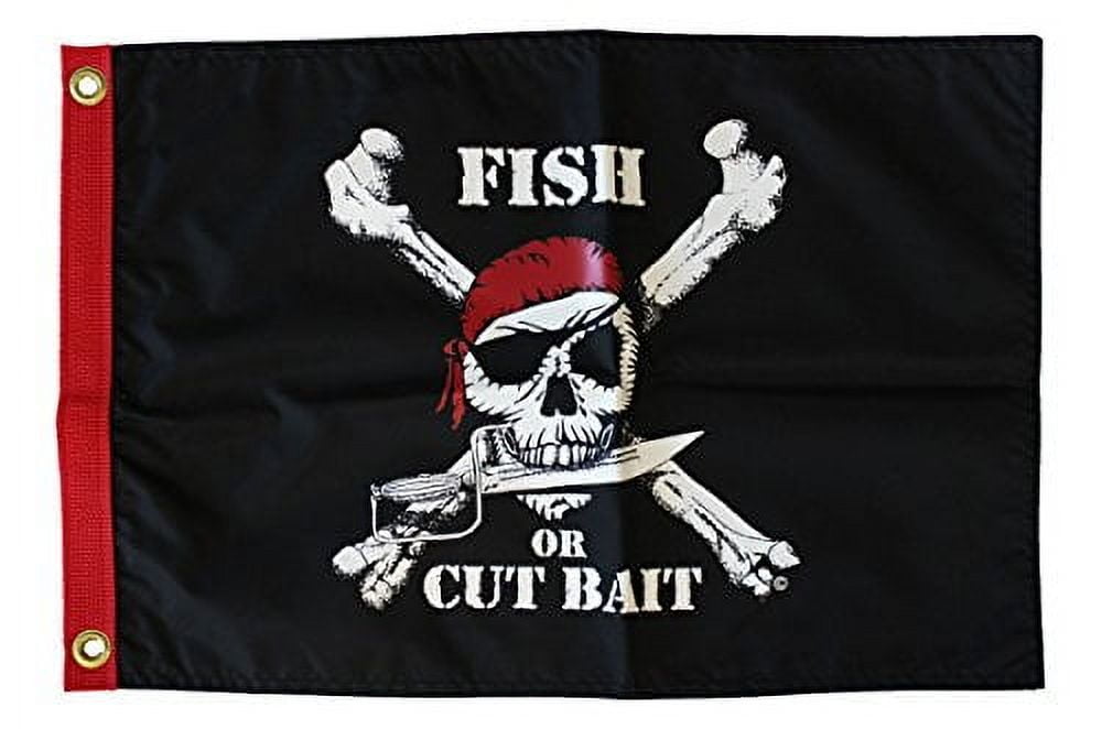 Pirate Adventure - Fish or Cut Bait Pirate Flag - Walmart.com
