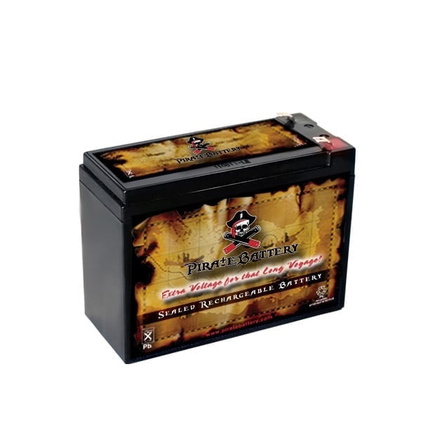 Pirate Battery 12V (12 Volt) 10Ah Sealed Lead Acid (SLA) Battery for ...