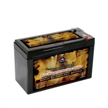Pirate Battery 12V (12 Volts) 19Ah Sealed Lead Acid (SLA) Battery - T3 ...