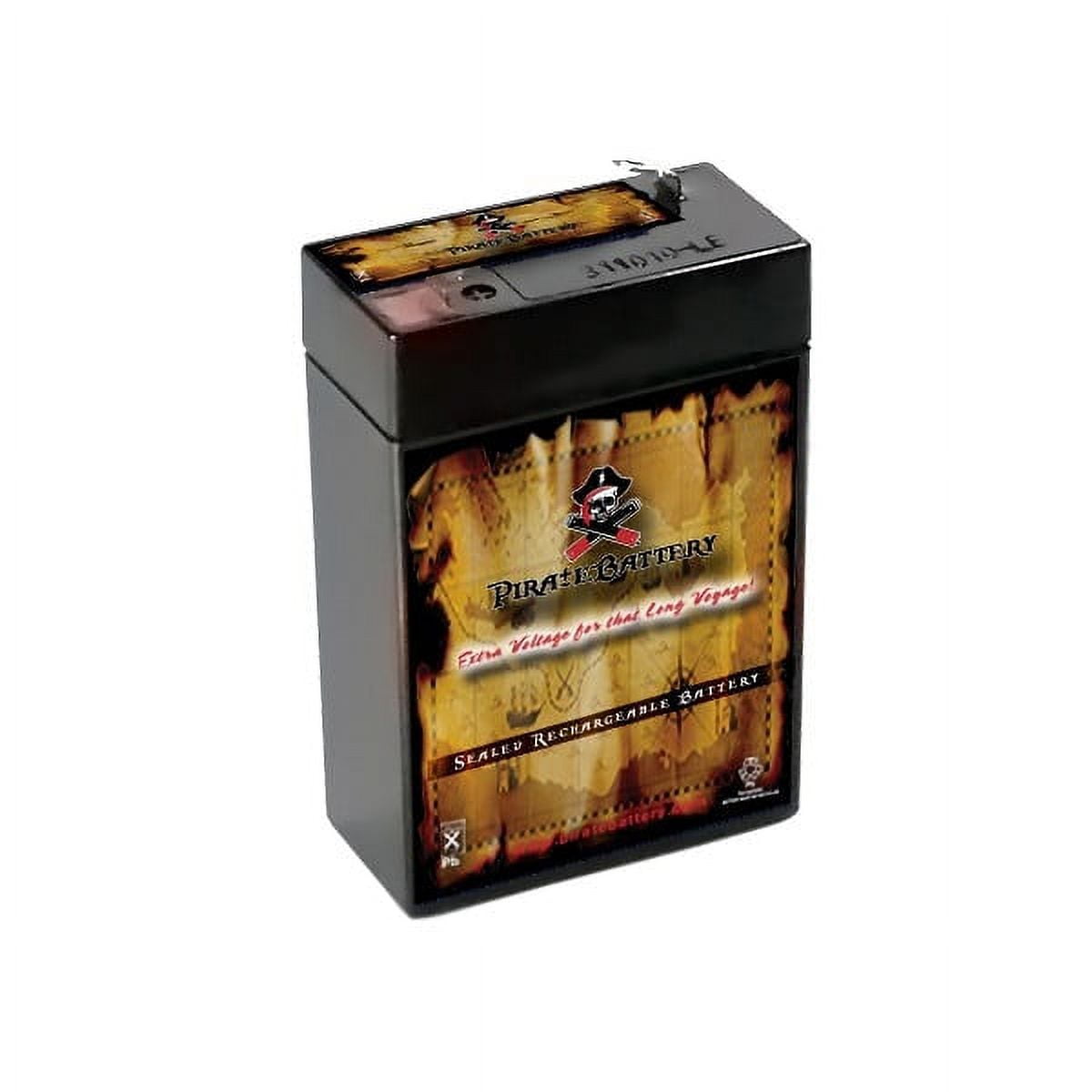 Pirate Battery 6V (6 Volt) (6 Volts) 4.5Ah SLA Battery Replacement Battery for Coleman 5348 ...