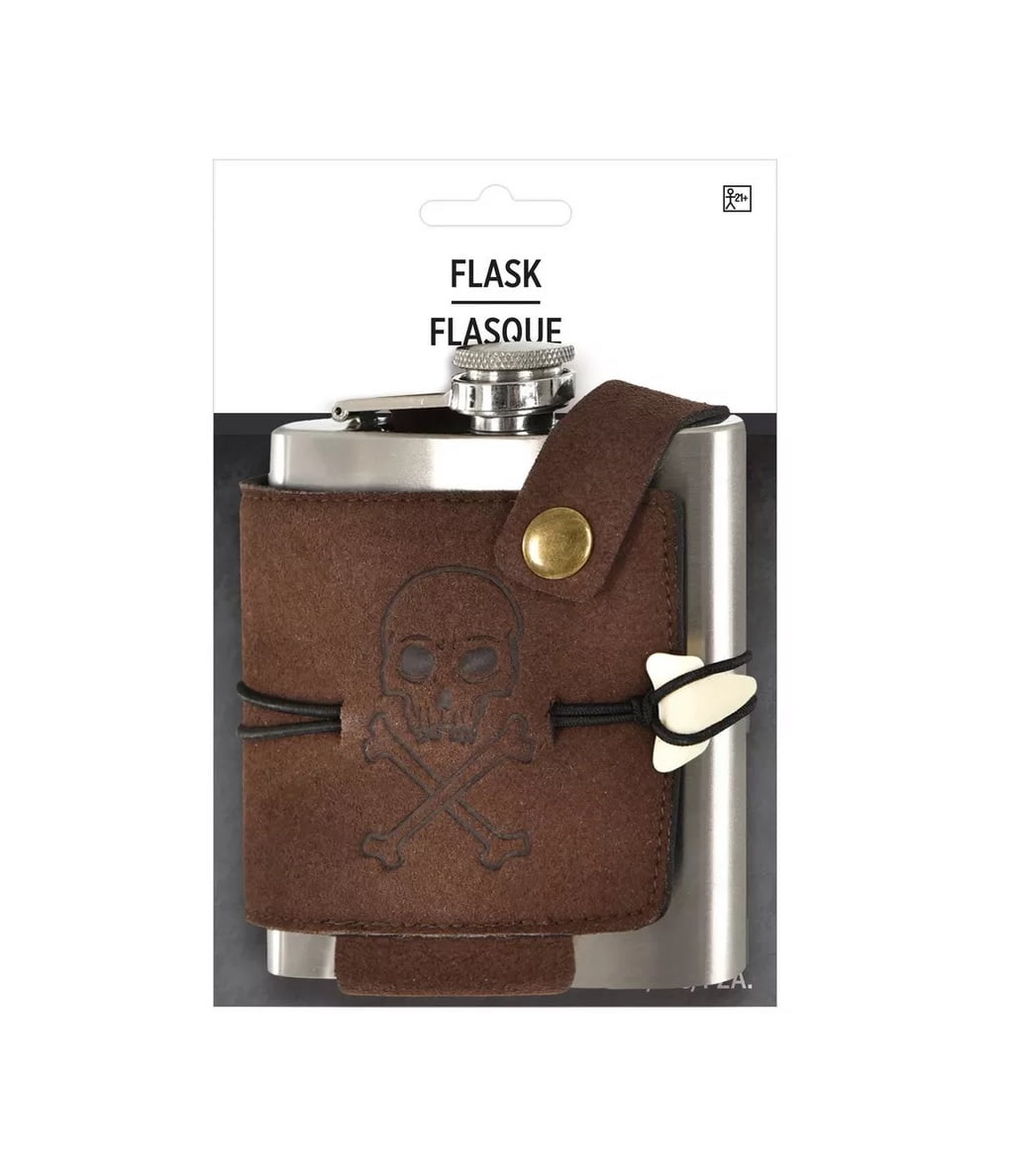Pirate Belt Flask - Adult Standard | Polyester and Metal | Red and ...