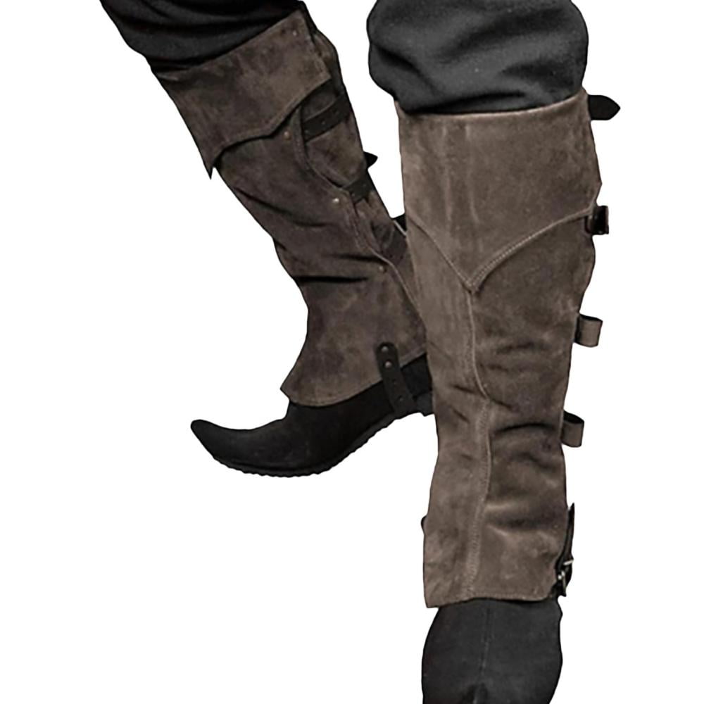 Pirate Boots Covers | Faux Leather Steampunk Boots | Medieval ...