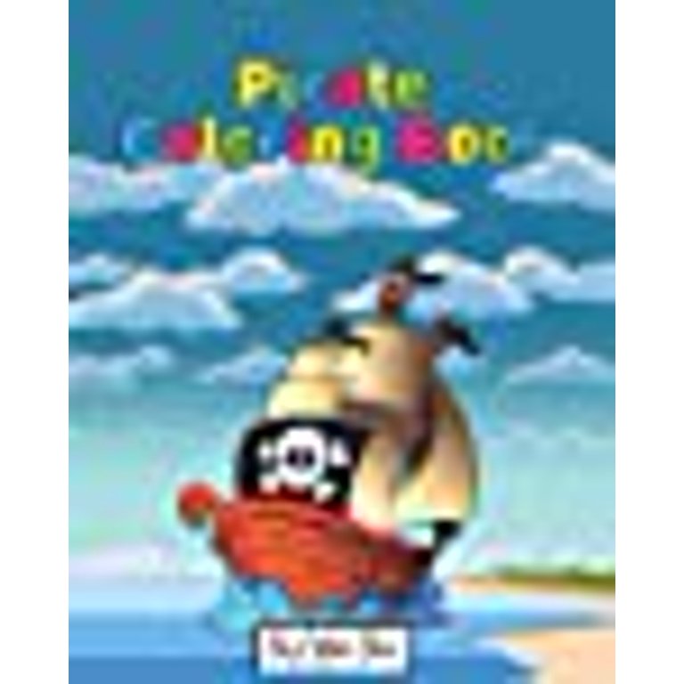 pirate coloring pages easy