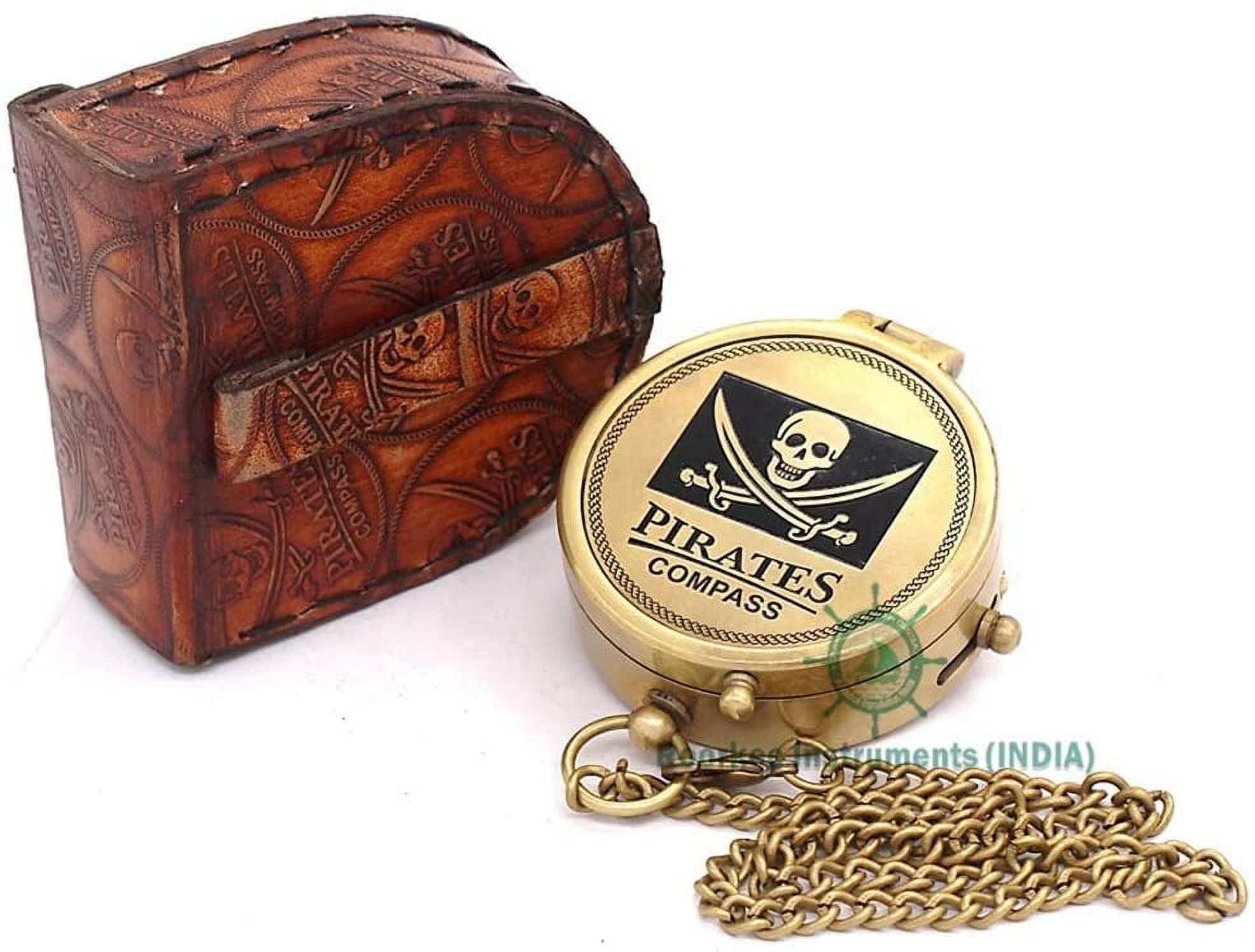 Pirate Compass W/Case/Pirates of Caribbean Jack Sparrow Compass/Best ...